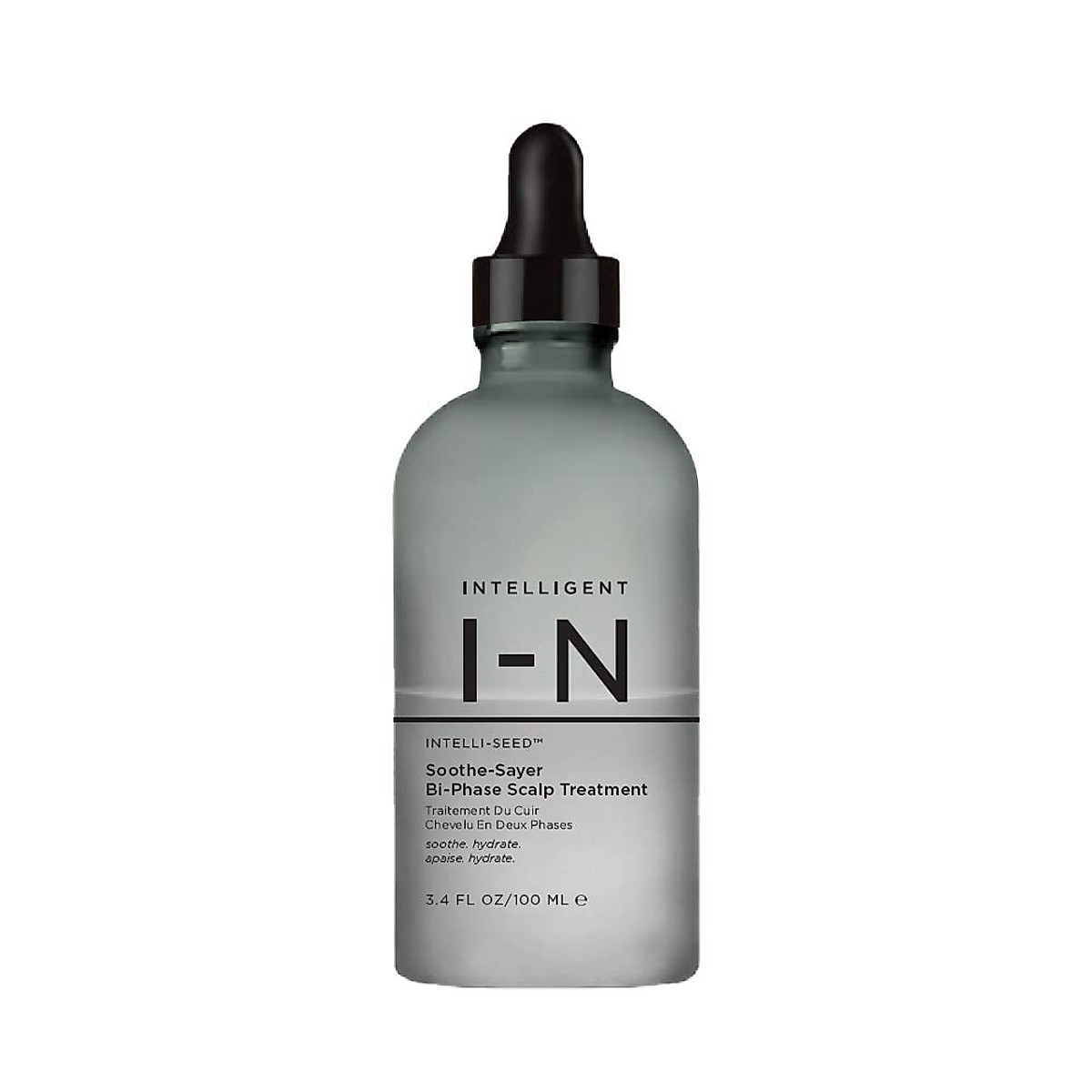 Intelligent Nutrients Sooth-Sayer Bi-Phase Scalp Treatment - Deeply Hydrating Plant Oils Help Balance & Improve Dry, Itchy Scalp - Soothing Celery Seed Extract & Caffeine (3.4 oz)