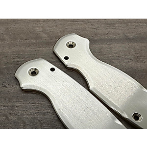 Brushed BRASS Scales for Spyderco Para 3