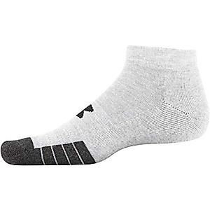 Under Armour Adult Performance Tech Low Cut Socks, Multipairs, Steel Assorted (6-Pairs), X-Large
