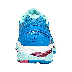 ASICS Women's Gel-Kayano 23 Running Shoe, Diva Blue/Silver/Aqua Splash, 6 M US