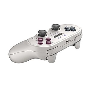 8BitDo Pro 2 Bluetooth Controller for Switch, PC, Android, Steam Deck, Gaming Controller for iPhone, iPad, macOS and Apple TV (G Classic Edition)