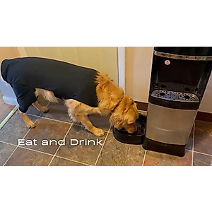 Dog Sleeve for Rear Legs Anti Lick, Dog Surgery Recovery Suit, Dog Pants to Prevent Licking, Dog Cone Alternative for Hind Legs, XXL, Blue