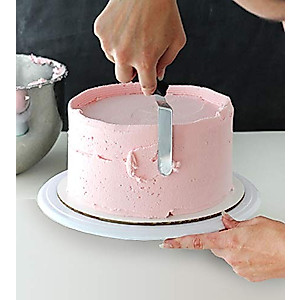 360° Rotating Base Turntable Great for Computer Monitor Lazy Susan Cake Decorating Crafts (5 inches)