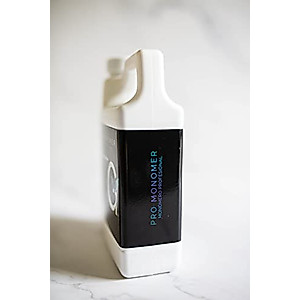 Professional Grade EMA Acrylic Monomer -16oz- MMA Free, Low Odor, Non-Yellowing Nail Sculpting Liquid (Monómero Acrílico)