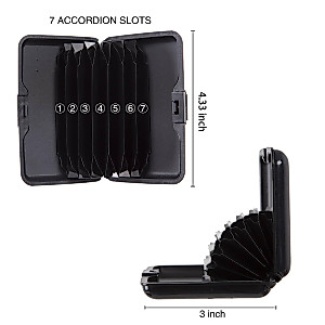 VICHLINE Aluminum Wallet RFID Blocking Metal Credit Card Holder Slim Hard Case (Watercolor Plants Flower)