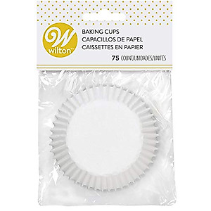 Wilton White Standard 75 Baking Cups, Single Pack