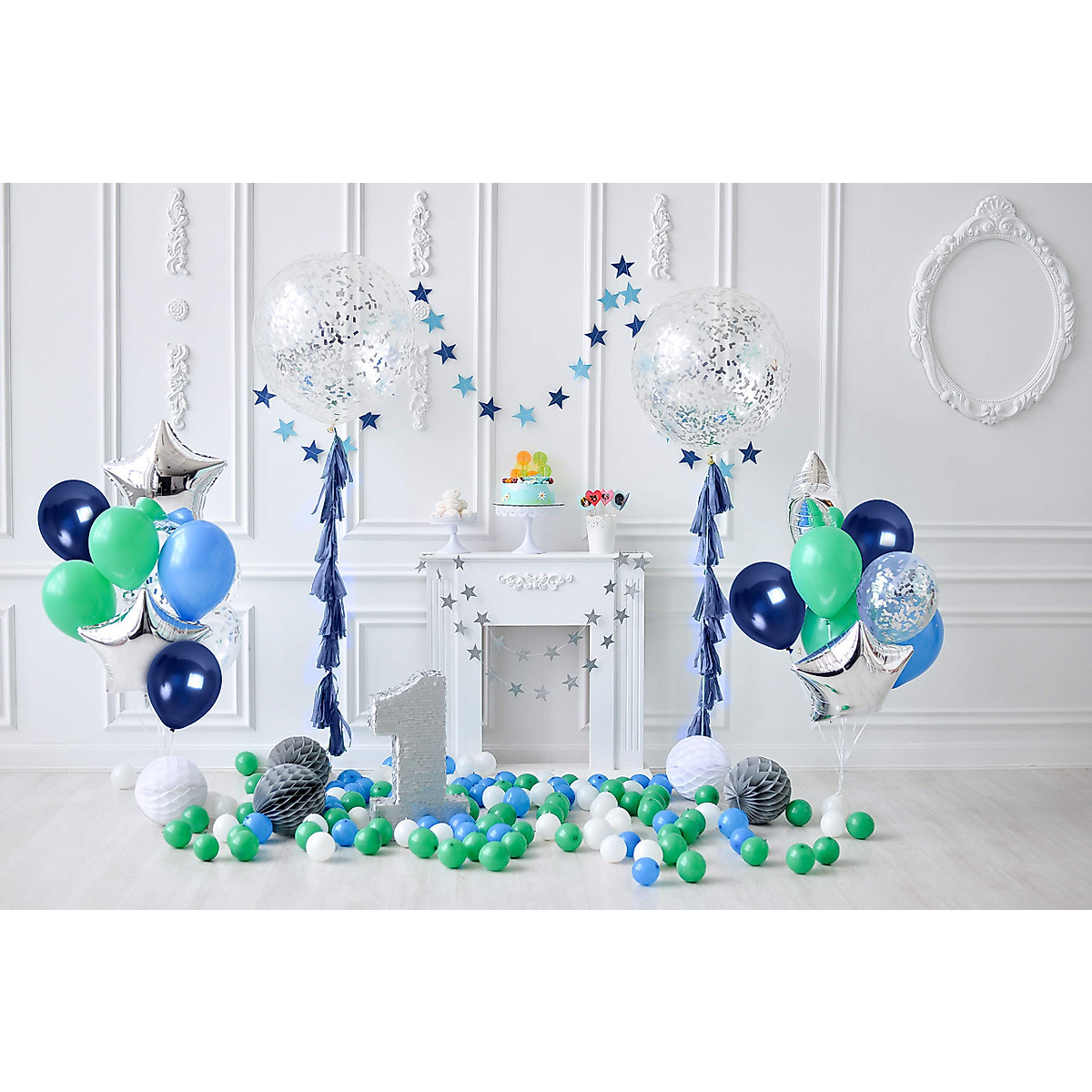 Treasures Gifted Navy Blue Balloons - Blue Metallic Balloons - Marine Balloons - Steel Blue Balloons - Navy Latex Balloons 12 Inch - Navy Blue Graduation Balloons - Dark Blue Balloons 36 Pack