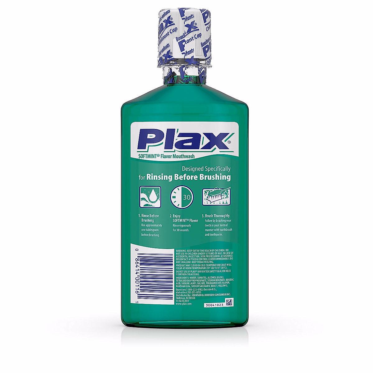 Plax Advanced Formula Plaque Lossening Rinse, Soft Mint, 16 Fl. Oz