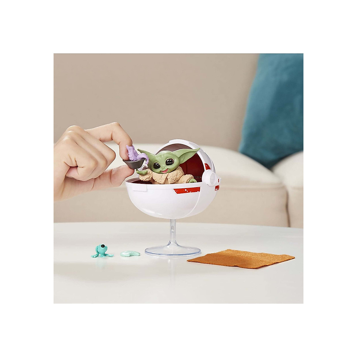 STAR WARS The Bounty Collection Grogu’s Hover-Pram Pack The Child Collectible 2.25-Inch-Scale Figure with Accessories, Kids Ages 4 and Up,Multi-Colored,Standard,F2854