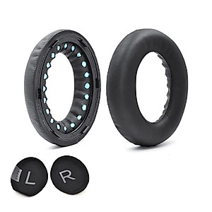 Replacement Ear Pads Protein PU Leather Ear Cushion Compatible with Bose Noise Cancelling Headphones 700 (Black)