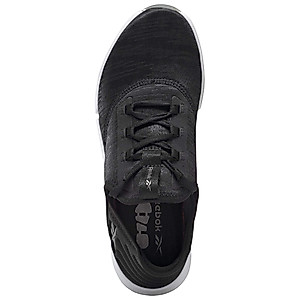 Reebok Women's DailyFit Walking Shoe, Black/White, 8.5