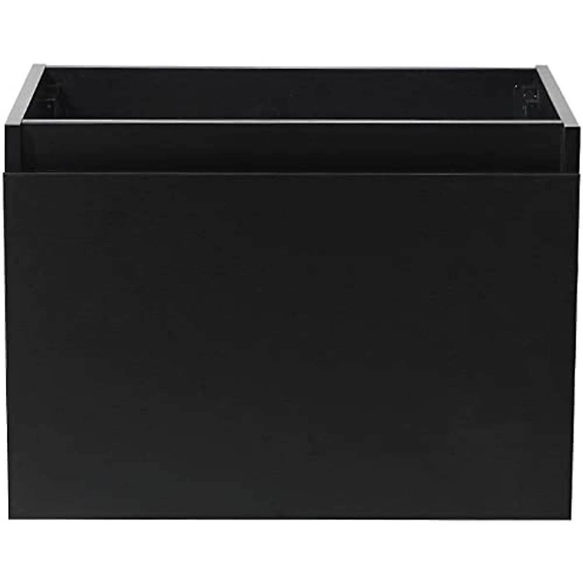 Fresca Mezzo 30" Black Wall Hung Modern Bathroom Cabinet - Cabinet Only (Sink Not Included)