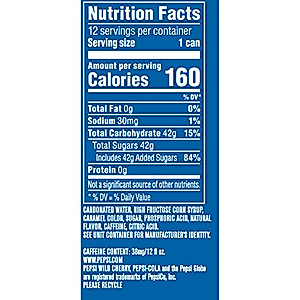 Pepsi Wild Cherry Soda, Fridge Pack Bundle, 12 fl oz, 36 Cans
