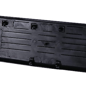 KARPAL Tailgate Spoiler Top Protector Cover Molding Cap Compatible with 2009-2018 Dodge Ram 1500 2010-2018 2500 3500 TO1904100 ABS Black