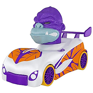 Knuckle Headz Head Poppin' Quick Shot Pull Back Crash Derby Race Car - Francis The Ape