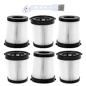 Reinlichkeit HEPA Filter Compatiable with Fabuletta FSV001,FSV101, Girnoor G160&G165 Afoddon A300 Cordless Stick Vacuum Cleaners Series 6 Pack……
