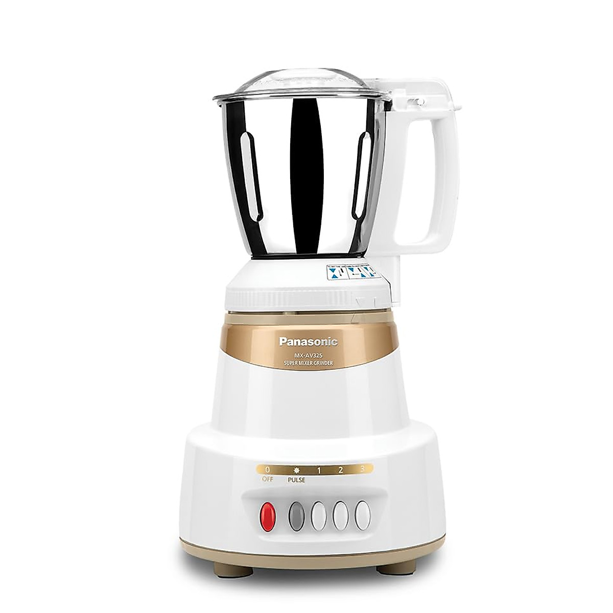 Panasonic Super Mixer Grinder MX-AV325 3 Stainless Steel Jars 600 Watts 110-120 Volt US & CANADA