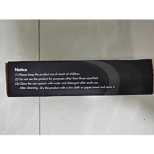 KzGrit Manual Can Opener, Food-Safe Stainless Steel, Smooth Edge, Tin Lids Jar Bottle Caps Openers with Non-Slip Handle and Ergonomic Turning Knob for Elderly with Arthritis(Black)