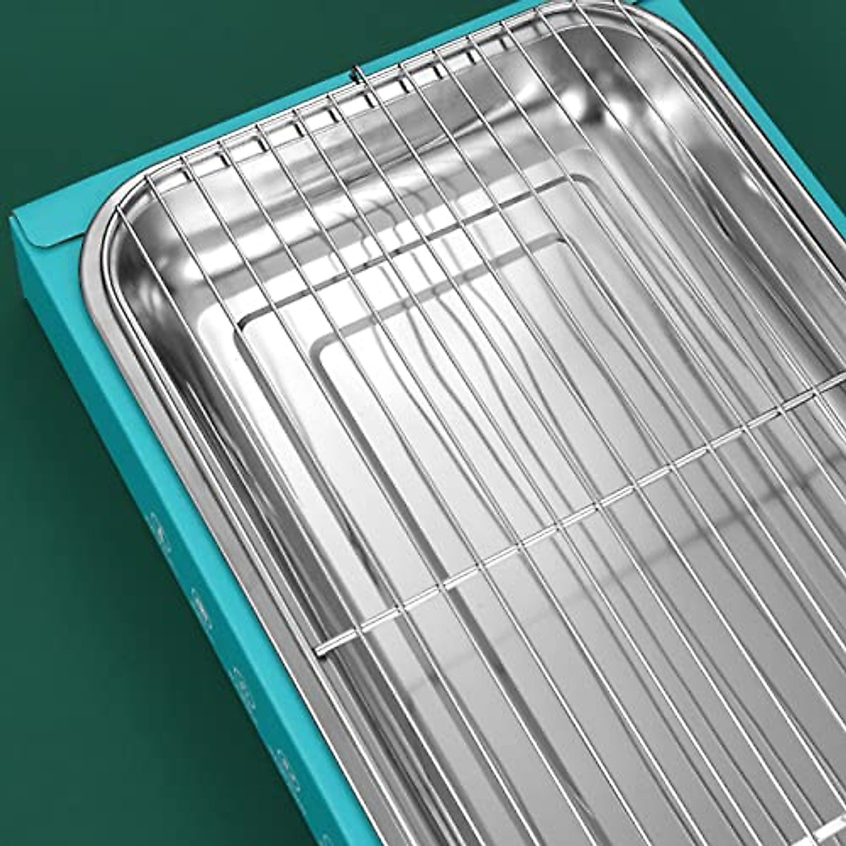 Charcoal Grill, Portable Charcoal Grill, Single Use Compact Detachable Stainless Steel Portable Barbecue Smoker Grill, Compact and Lightweigh and Portable, for Outdoor Camping Barbecue Picnic(BLU