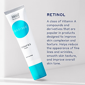 Obagi360 Retinol 0.5 Cream – Helps Reduce the Appearance of Fine Lines and Wrinkles & Smooth Texture with Minimal Irritation – 1 oz