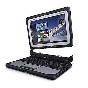 Panasonic Toughbook CF-20 10.1-inch Multi Touch Laptop, m5-6Y57@1.1GHz, 8GB, 128GB SSD, Wi-Fi, Bluetooth, Dual Pass, Webcam, Rear Camera, Emissive Backlit Keyboard, Win 10 Pro, 4G LTE (Renewed)
