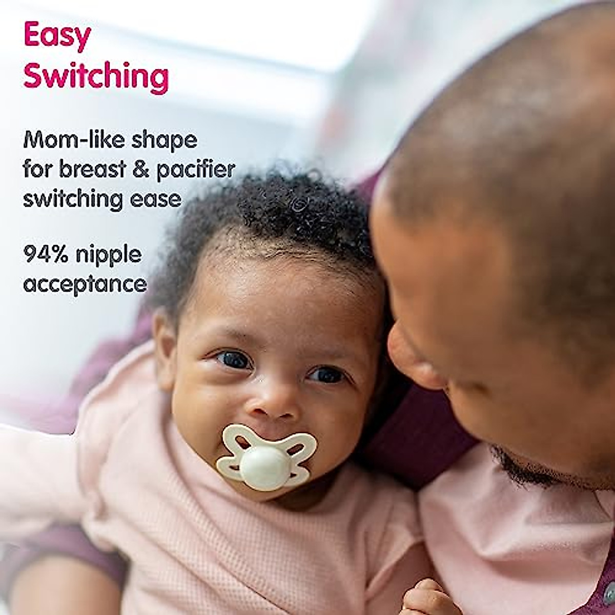 MAM Start Newborn Girl Pacifiers, Best for Breastfed Babies, Blue,3 Count (Pack of 1)