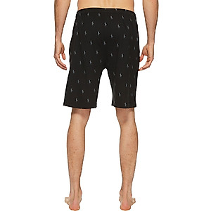 POLO RALPH LAUREN Knit Sleep Shorts Polo Black/Active Grey Aopp SM