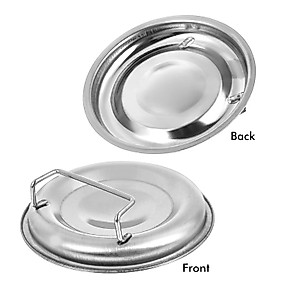 Cabilock 2pcs Soup Shell Holder Hot Pot Ladle Holders Metal Shelf Brackets Steel Ladle Colander Holder Spoon Stand L Brackets for Shelves Ladle Stand Counter Kitchen Rack Stainless Steel