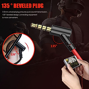 KAHEAUM Gaming Headset with Microphone Wired Gaming Earbuds PC for PS4 PS5 Xbox One PlayStation 5 Games Mobile Phone,Detachable Stereo Bass Earphones Noise Cancelling Gaming Headphones with Mic Black