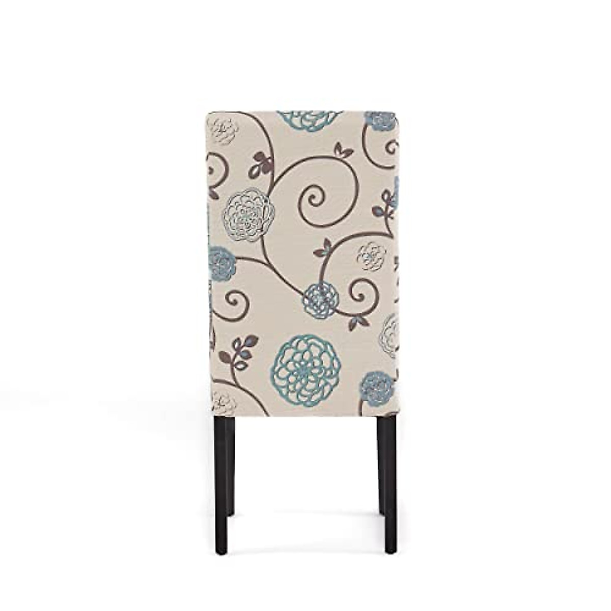 Christopher Knight Home Pertica Fabric Dining Chairs, 2-Pcs Set, Polyester White And Blue Floral