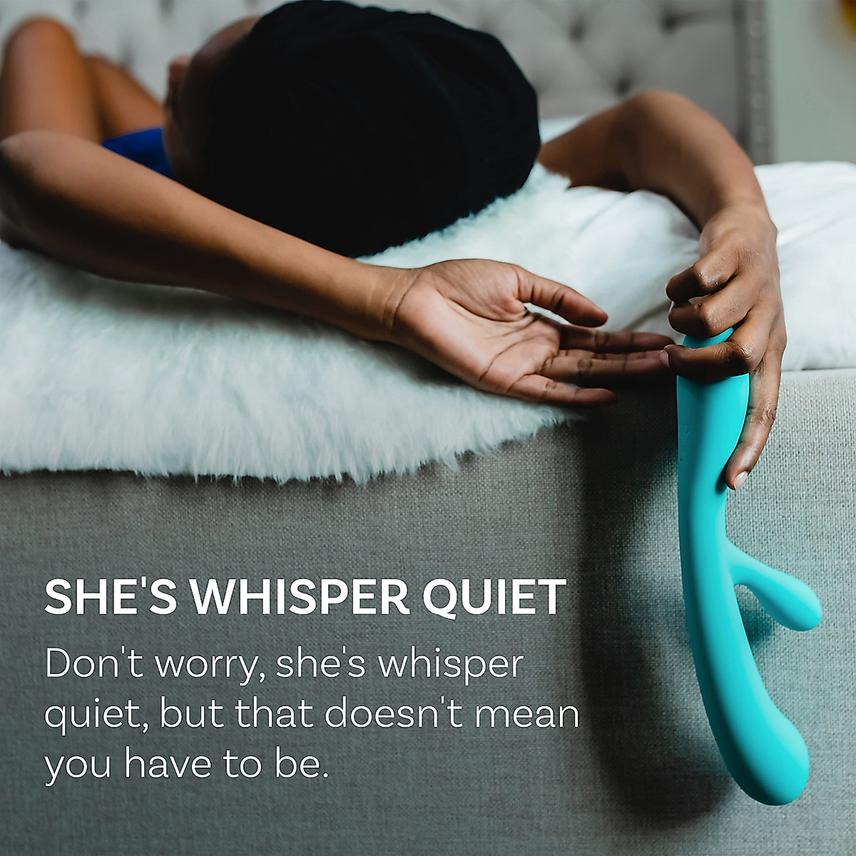 Indulgent Moments Iridescence Rabbit Vibrator (Smaller) | Adult Sex Toy | Powerful Vibrator | Waterproof | 12 Vibration Setting | Three Power Levels