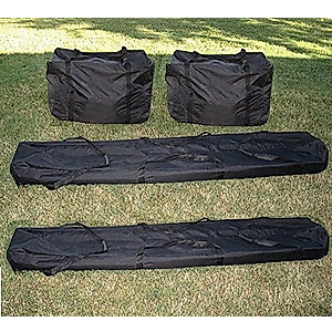 32'x16' PE Party Tent White - Heavy Duty Wedding Canopy Carport Shelter - with Storage Bags - By DELTA Canopies