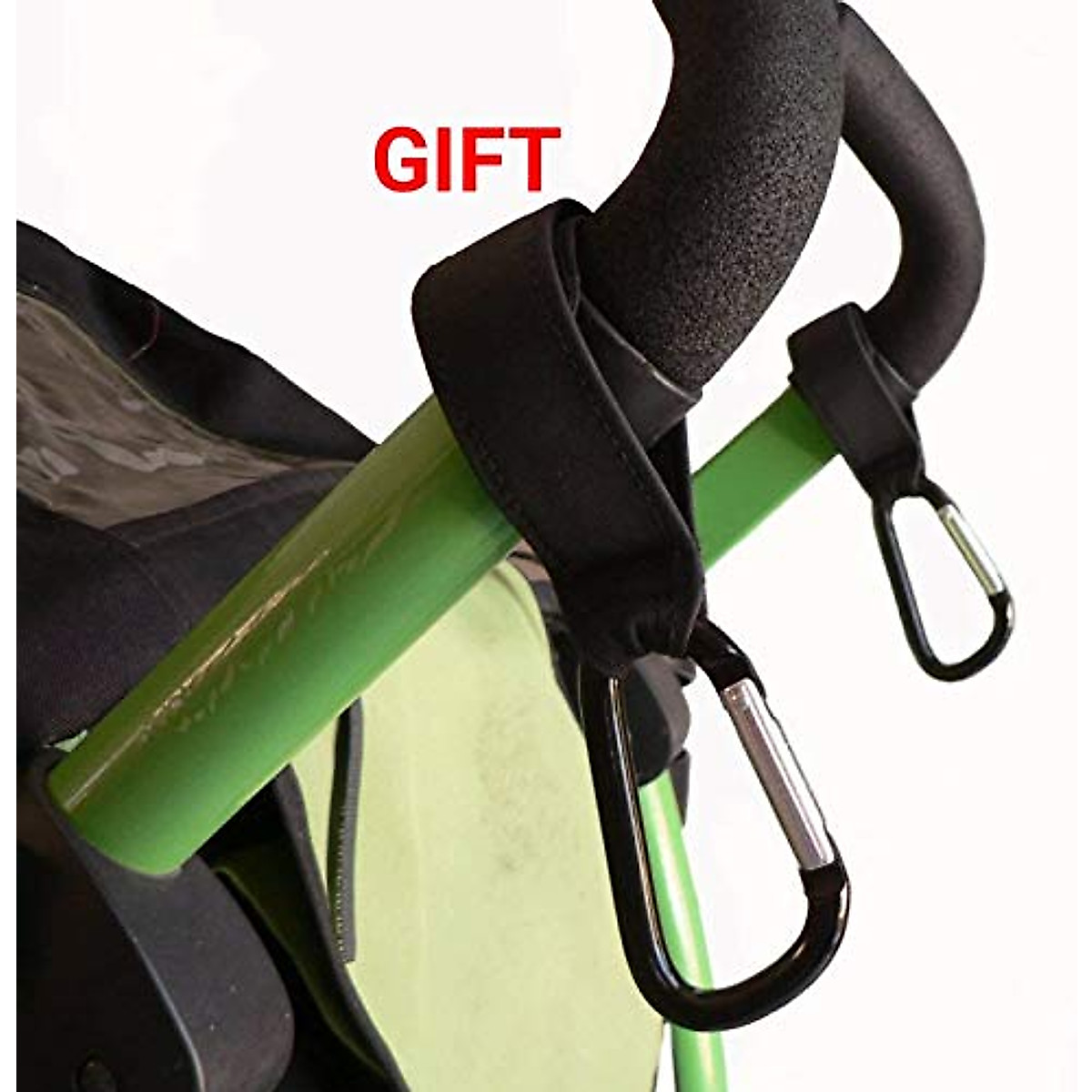 Mybabyly Baby Stroller Organizer with Cup Holders, Extra Storage & Secured Fit, Easy Installation- Universal Stroller Organizer for Smart Moms