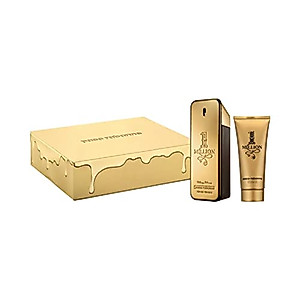 Paco Rabanne One Million for Men Eau de Toilette Spray + Shower Gel, Wood, 6.8 Oz, 2 Count