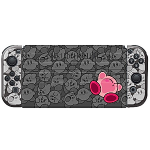 Kisekae Set Star Kirby for Nintendo Switch Game Console Japan Changing cover（Comic black）