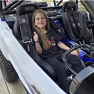 SxS UTV Junior Seat (Fits Stock and Aftermarket Seats) (Black)