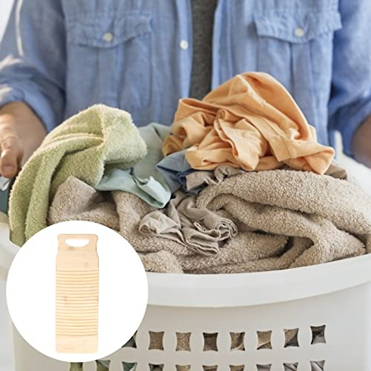 Washboard Bamboo Washboard 50x18x1.8cm Wash Board For Hand Washing Cloths Washboard For Laundry Hand Wash Board Clothes Washing Tool for Home Washboard Wood Washboard