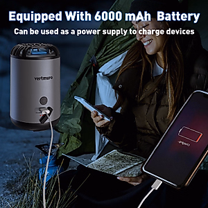 vertmuro Portable Rechargeable Mosquito Repeller (No Pads Included), Outdoor Replaceable Mosquito Repellent Tablets Mosquito Repeller, Indoor Circulating Rechargeable Mosquito Repeller, 2Pcs