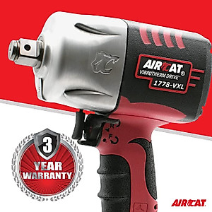 AIRCAT Pneumatic Tools 1778-VXL 3/4-Inch Vibrotherm Drive Composite Impact Wrench 1700 ft-lbs