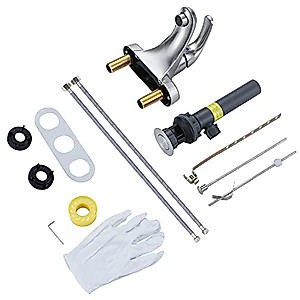 WOWOW Bathroom Faucet 1 Handle Low Arc Single Handle 4 inch Centerset Bathroom Sink Faucet with Pop Up Drain Assembly Basin Mixer Tap Brushed Nickel Vanity Faucets