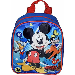 Mickey Mouse 10" Backpack Blue-red