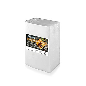 SEATAO 6” X 10” 300 Count Vacuum Sealer Bags，precut Pint, Ideal for Food Saver, BPA Free, Commercial Grade, Great for Storage, Meal Prep and Sous Vide