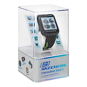Skechers Kids Smart Watch with Games, Camera, and Fitness Tracker – Touchscreen, Alarm, Timer, and Voice Recorder Features, Stylish Abstract Pattern Strap – Fun and Functional Digital Watch for Boys