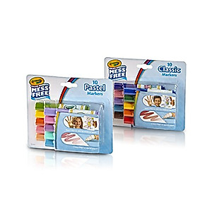 Crayola Color Wonder Markers, Mess Free Coloring, Classic & Pastel Colors (20 Count) (2 Pack )