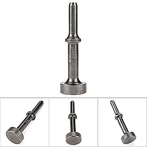 Kadimendium Pneumatic Air Hammer Bit Smoothing Pneumatic Drifts Air Hammer Bit Set Extended Length Impact Tool Kit Pneumatic Chisel Bit Tool(100mm)