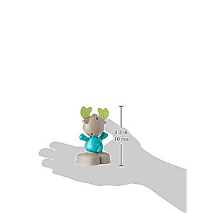 Fisher-Price Linkimals Nathan The Elk Interactive Baby Toy, Sounds and Lights, French Version, 9+ Months and Above, GJB20