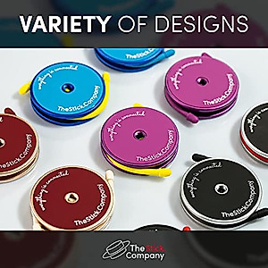 IMStick Innovative Magnetic Phone Grip, Stand and Mount - 100 Ways to Use: Golf Cart Phone Holder, Universal Car Mount, Travel, Airplane, Stroller, Gym, Shopping Cart, Tablet Holder - Blue