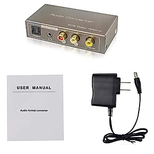 Tohilkel 192KHz Multi Function Audio Converter, HDMI ARC or Toslink (Optical,SPDIF) or Coaxial to 3.5 mm Jack Stereo R/L Toslink (Optical,SPDIF) Coaxial, Support Multi Ports Output Simultaneously