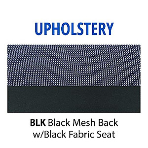 Boss Office Products Budget Mesh Task Chair with Arms in Black