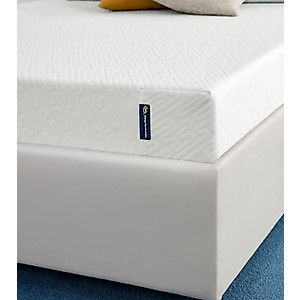 Serta - 7 inch Cooling Gel Memory Foam Mattress, King Size, Medium-Firm, Supportive, CertiPur-US Certified, 100-Night Trial - for Ewe White